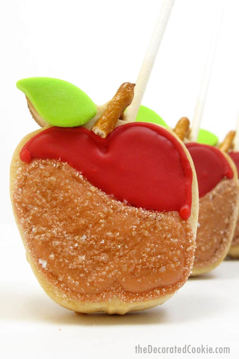 Caramel apple cookies: How to decorate apple cookies for the fall