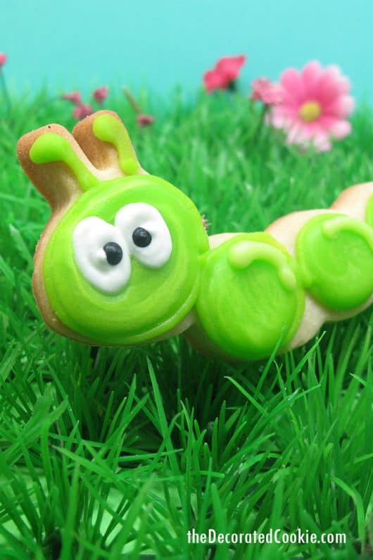 BUG COOKIES -- fun decorated cookies for spring, summer, or bug parties