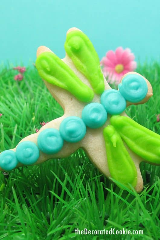 BUG COOKIES -- fun decorated cookies for spring, summer, or bug parties
