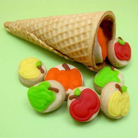 CORNUCOPIA COOKIES for Thanksgiving, fun dessert idea!