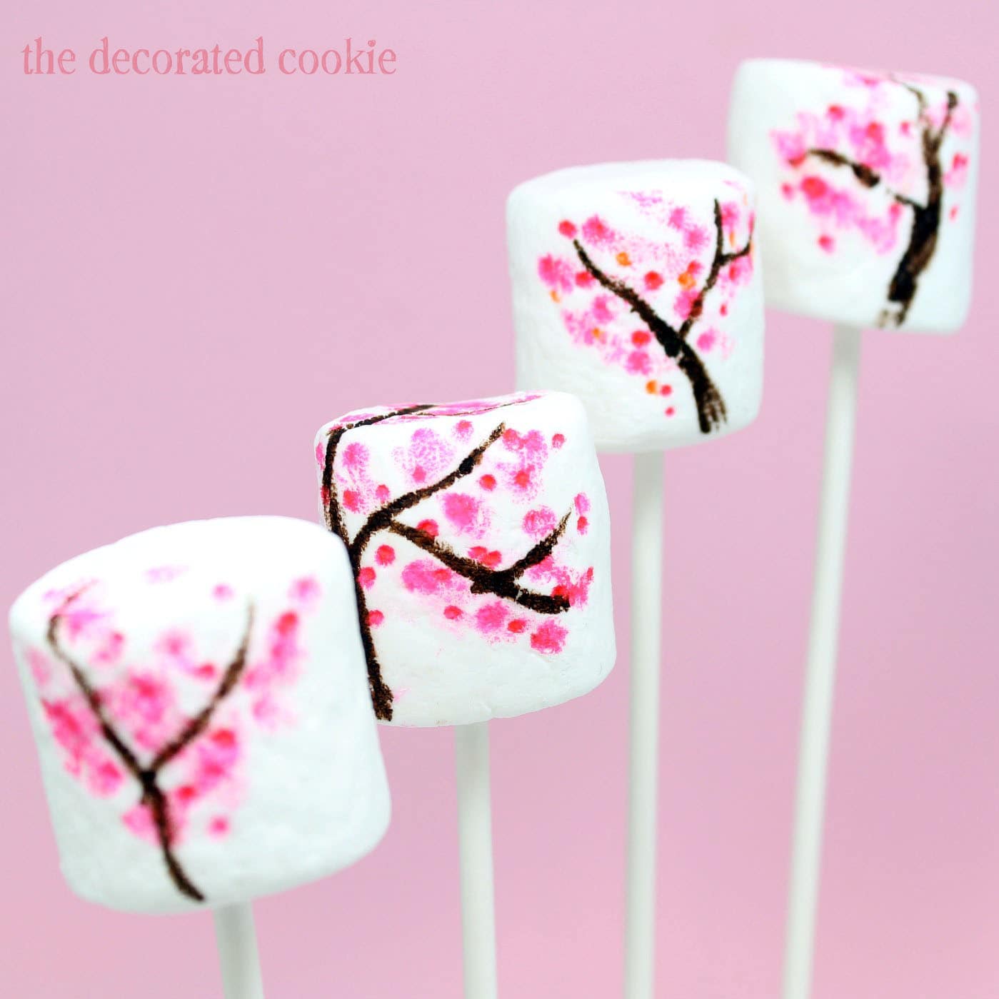 How to make cherry blossom marshmallows using food writers.