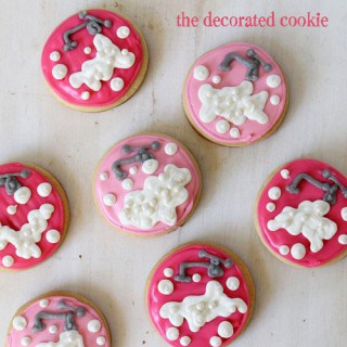 SPA COOKIES for a spa and beauty-themed birthday party