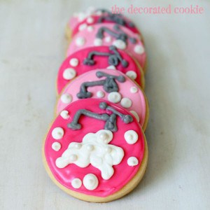 SPA COOKIES for a spa and beauty-themed birthday party