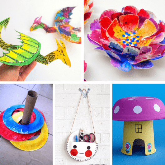 PAPER PLATE CRAFTS -- 22 paper plate crafts for kids and adults