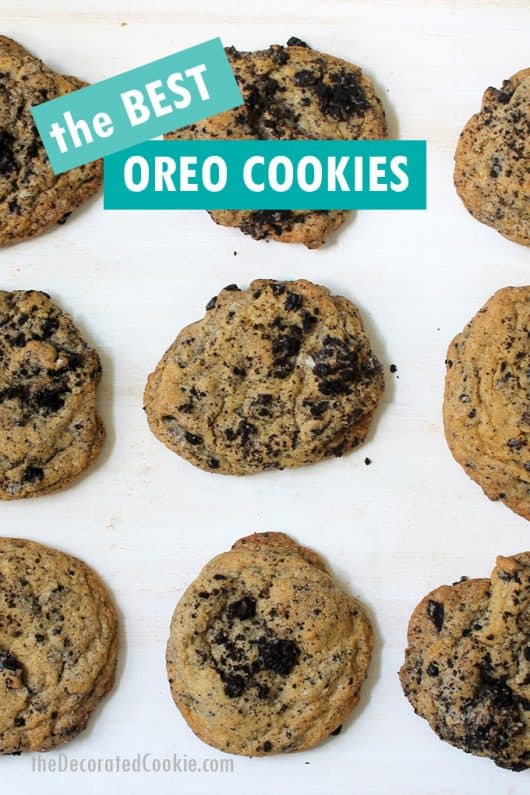 OREO chip cookies recipe, chocolate chip cookies with OREOS!