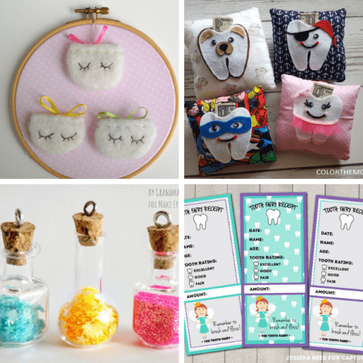12 TOOTH FAIRY CRAFTS -- and DIY ideas for the tooth fairy.