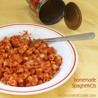 homemade spaghettiOs -- recipe to make your own