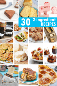 2-INGREDIENT RECIPES -- A roundup of two-ingredient easy recipes