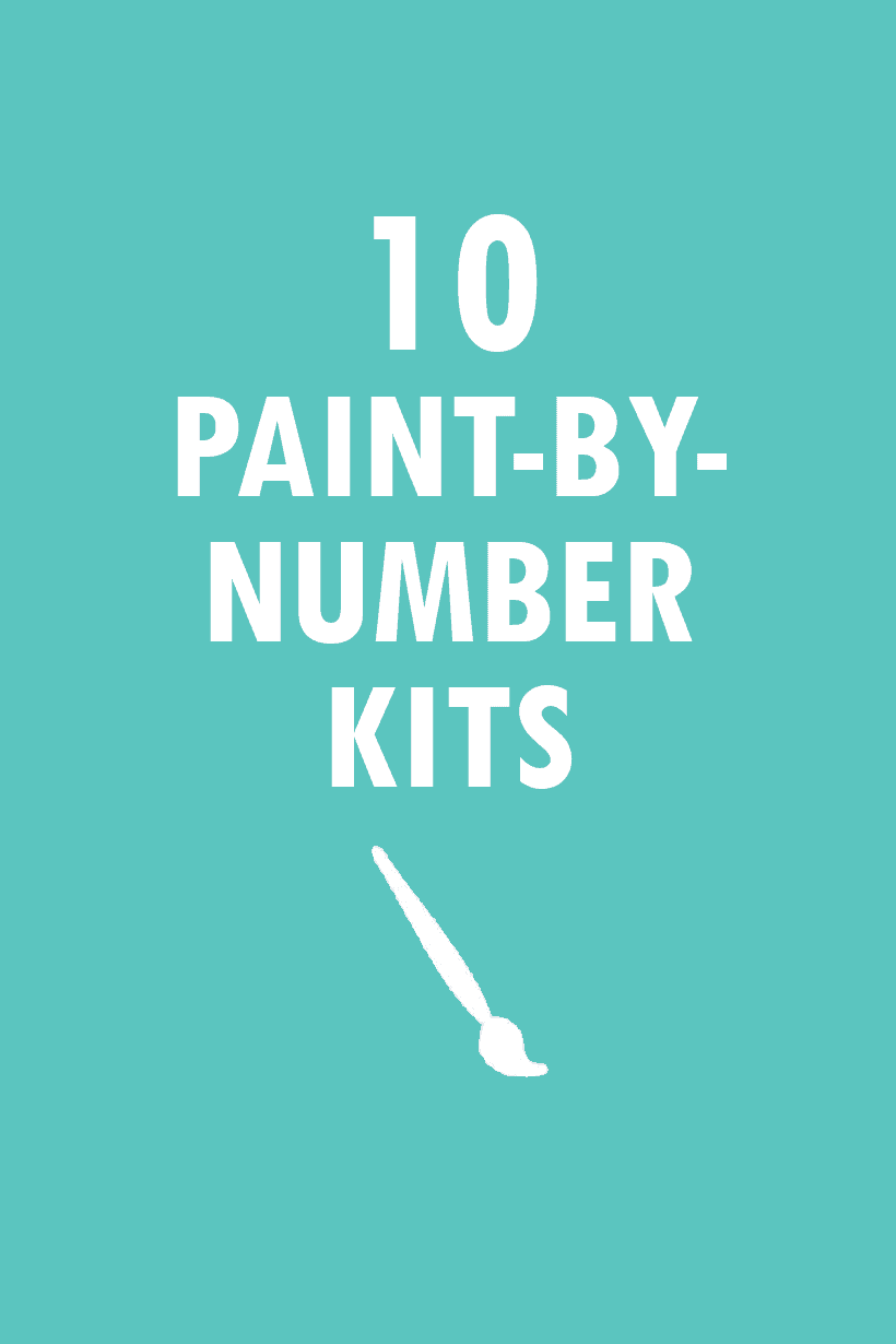 PAINT-BY-NUMBER IDEAS and projects, a fun, artistic hobby.