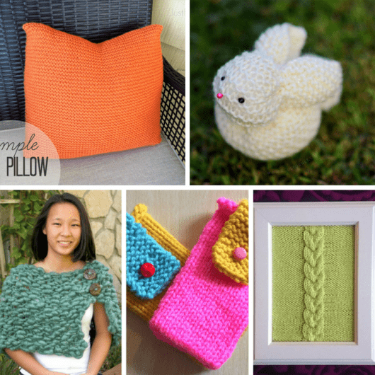 KNITTING FOR BEGINNERS: A roundup of 30 easy knitting projects