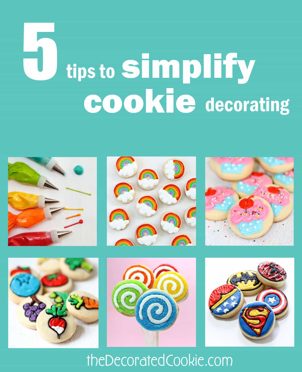 EASY COOKIE DECORATING: 5 tips to make cookie decorating easier