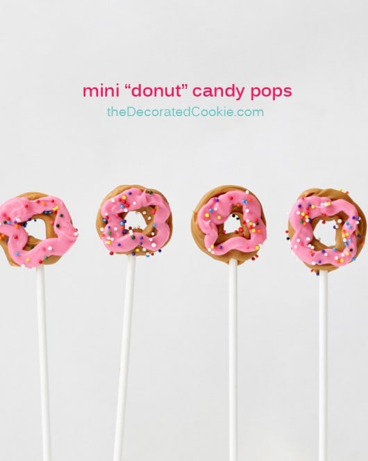donut candy pops - the decorated cookie