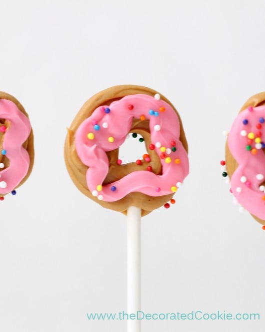 donut candy pops - the decorated cookie
