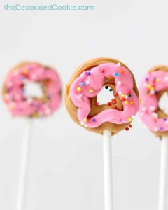 donut candy pops - the decorated cookie