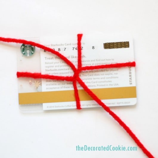 GINGERBREAD COOKIE GIFT CARD HOLDER, with the best recipe