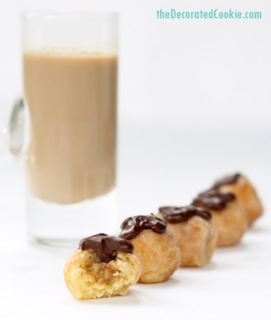 BOOZY DONUT HOLES are easy to make and a hit to serve at brunch