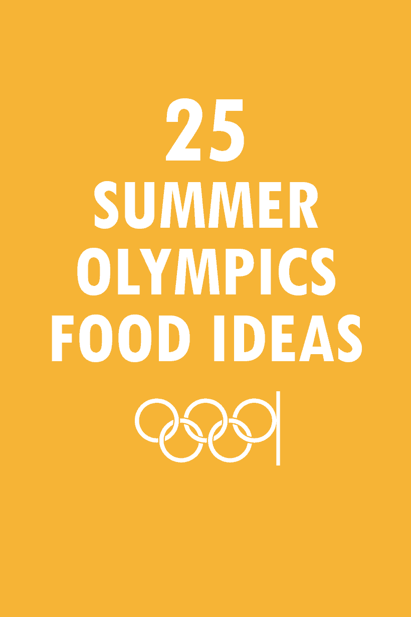 A roundup of fun food ideas for The Summer Olympics.