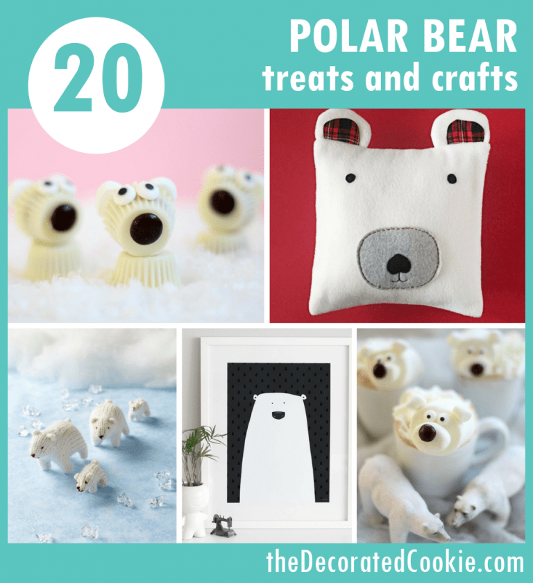 A roundup of 20 polar bear treats and crafts from around the web