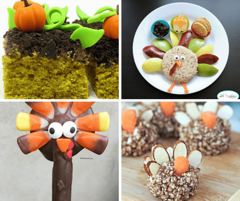 30 THANKSGIVING FUN FOOD IDEAS: A roundup of fun food crafts.