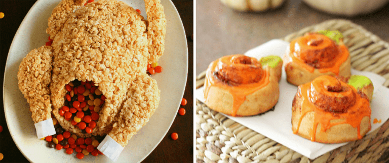 30 THANKSGIVING FUN FOOD IDEAS: A roundup of fun food crafts.