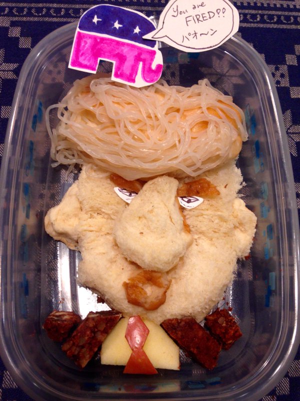 A roundup of 10 fun food ideas that look like Donald Trump.