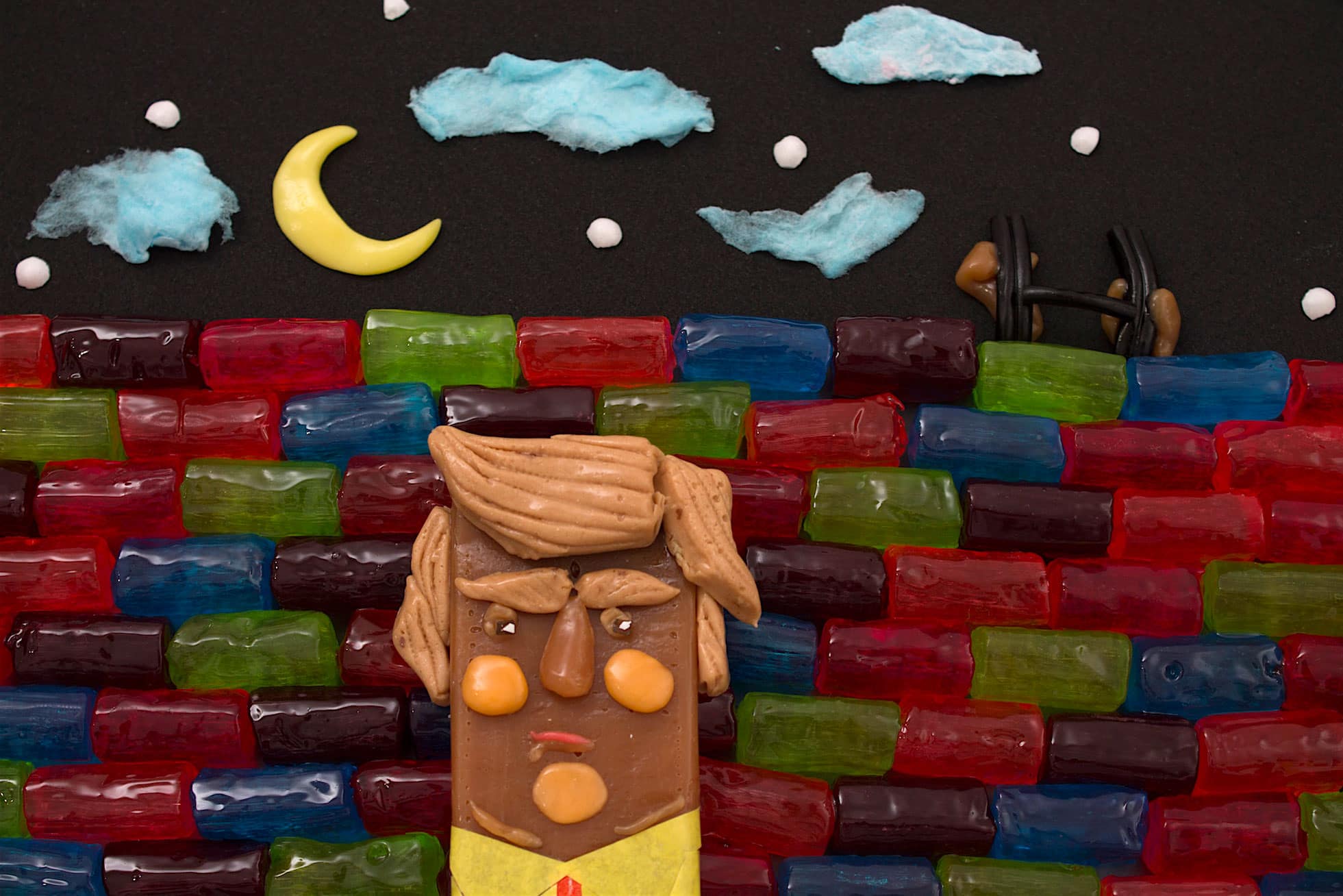A roundup of 10 fun food ideas that look like Donald Trump.