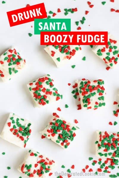 3-ingredient Christmas boozy fudge makes Christmas fun for all