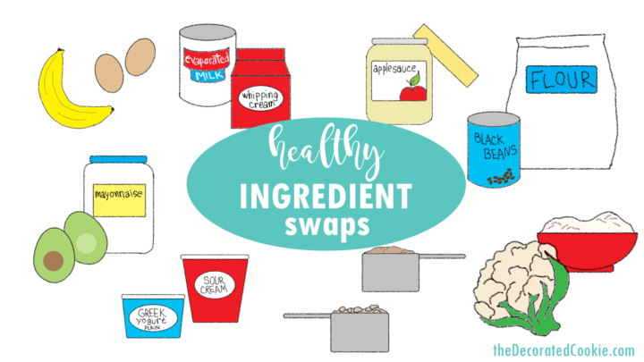 HEALTHY FOOD SUBSTITUTIONS -- ingredient swaps