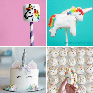 unicorn food ideas for your unicorn party or rainbow party