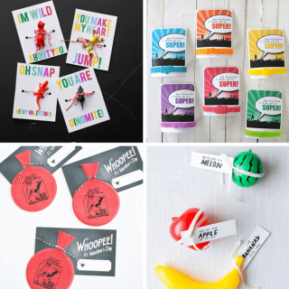 DIY Valentine's Day classroom cards for kids' school parties.