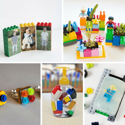 A roundup of AWESOME LEGO CRAFTS for kids and adults alike.