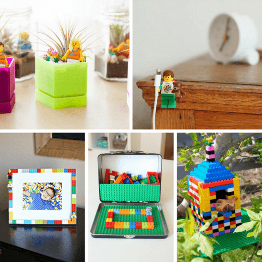 A roundup of AWESOME LEGO CRAFTS for kids and adults alike.