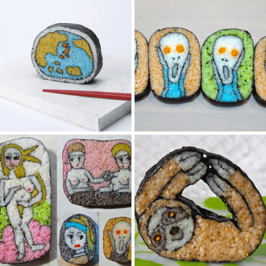 A roundup of amazing sushi art ideas from around the web.