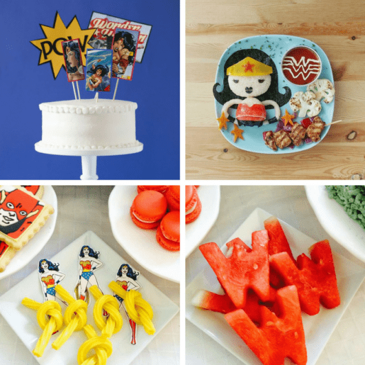 Wonder Woman food ideas for your Superhero party, a roundup