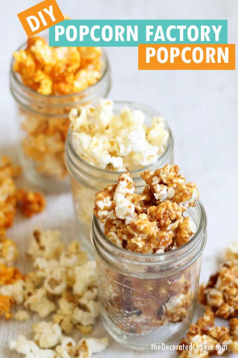 HOMEMADE POPCORN FACTORY POPCORN - 3 flavors