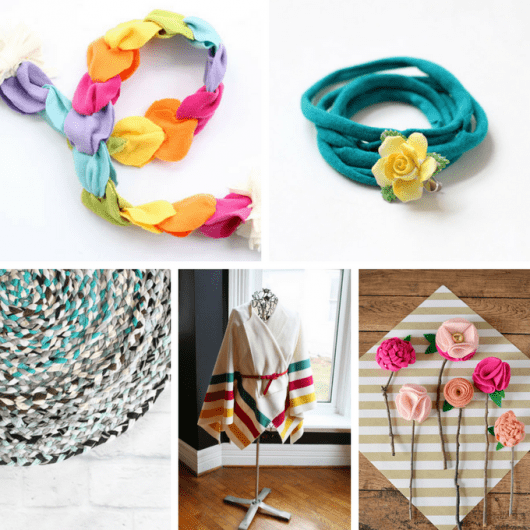 no-sew crafts: A roundup including accessories, home decor, toys