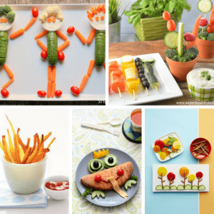 FUN VEGETABLES: A roundup of 20 fun veggies kids will love to eat.