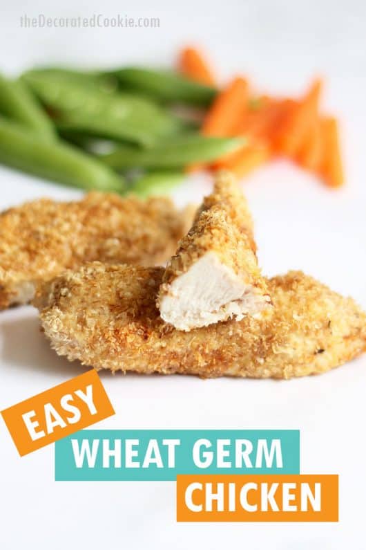 WHEAT GERM CHICKEN BREAST RECIPE -- healthy dinner idea