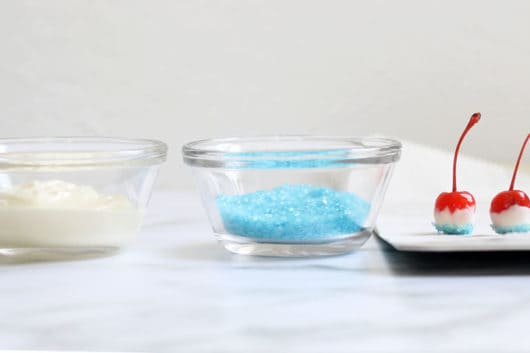 BOOZY CHERRY BOMBS with vodka for the 4th of July