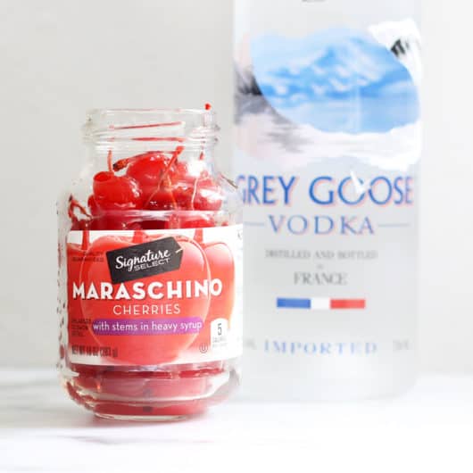 BOOZY CHERRY BOMBS with vodka for the 4th of July