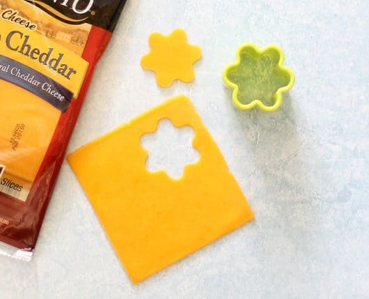 FLOWER CHEESE PLATE -- easy, beautiful appetizer idea for any party