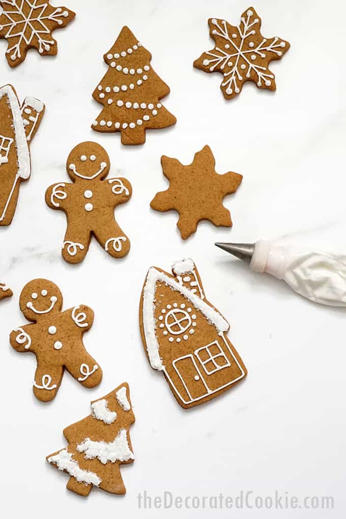 NO-SPREAD GINGERBREAD CUT-OUT COOKIES RECIPE for Christmas