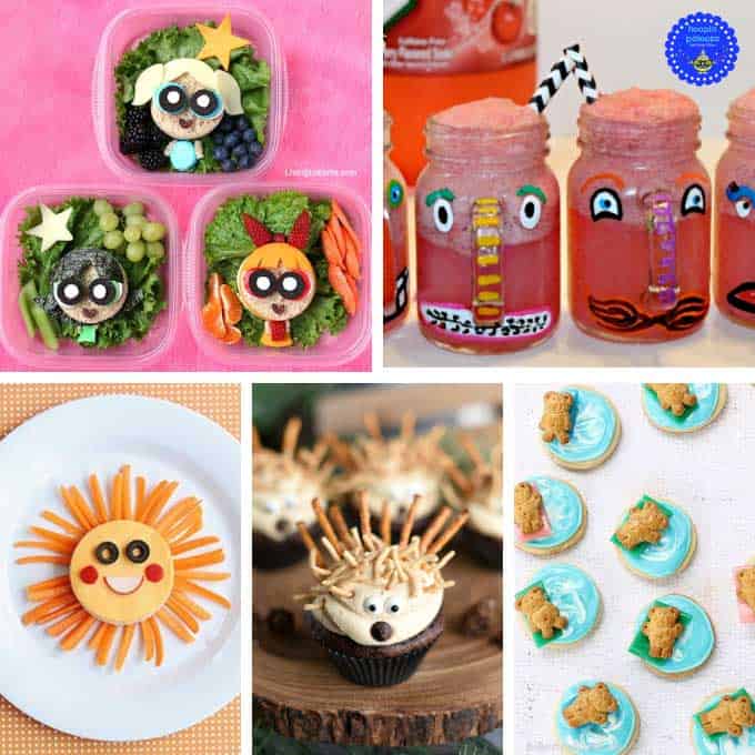 30 FUN FOOD FOR KIDS IDEAS -- creative food to keep kids busy.