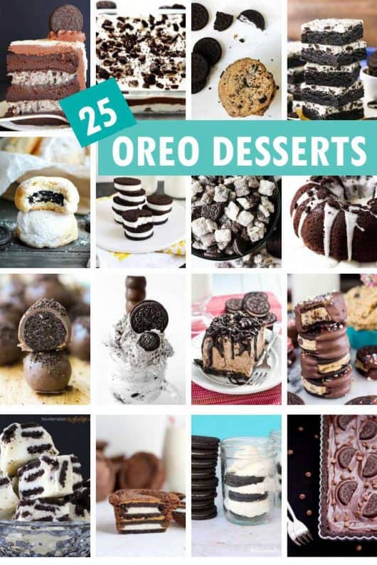 25 OREO DESSERT RECIPES -- Recipes that use ore cookies.